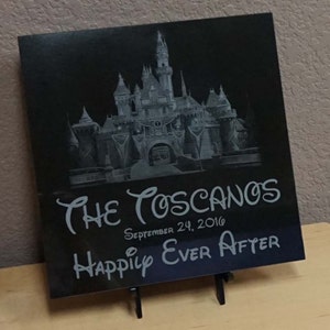 Disney Wedding Plaque ~ Mickey & Minnie Wedding ~ Wedding Name Tile ...