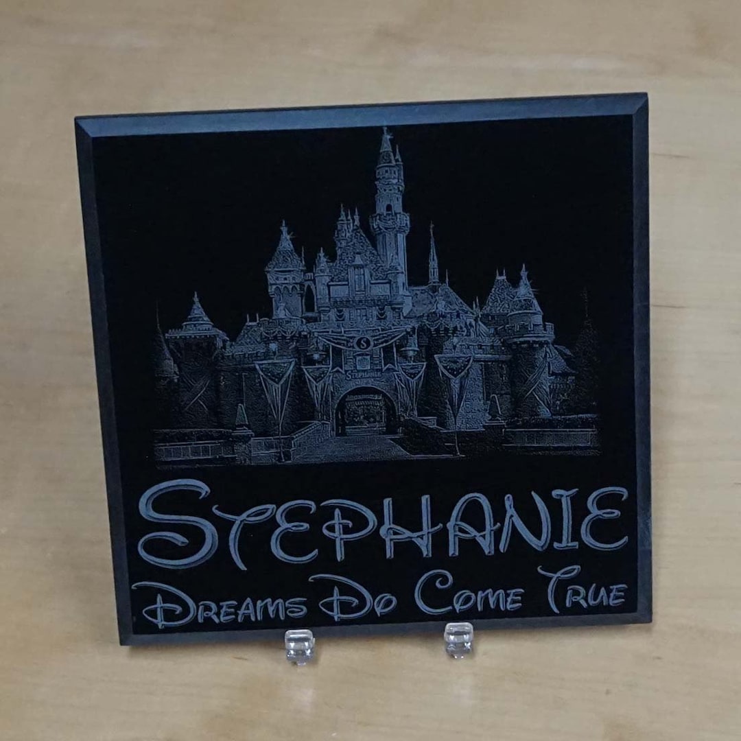 Disney Plaque ~ 6" Name Tile ~ Disney Monogram ~ Name Plaque - Etsy