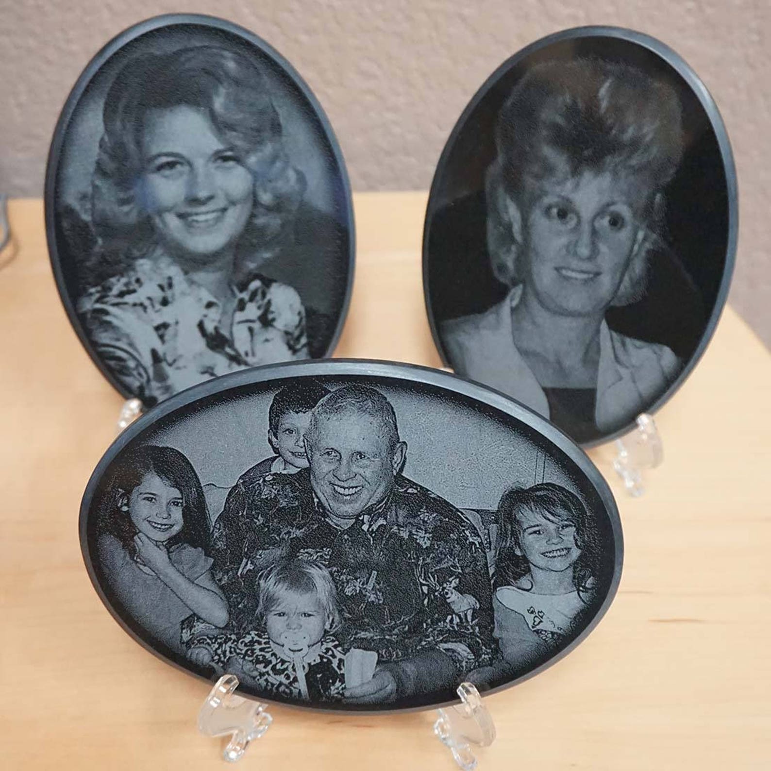Laser Engraved Photograph ~ Engraved Marble Plaque ~ Engraved Photo ...