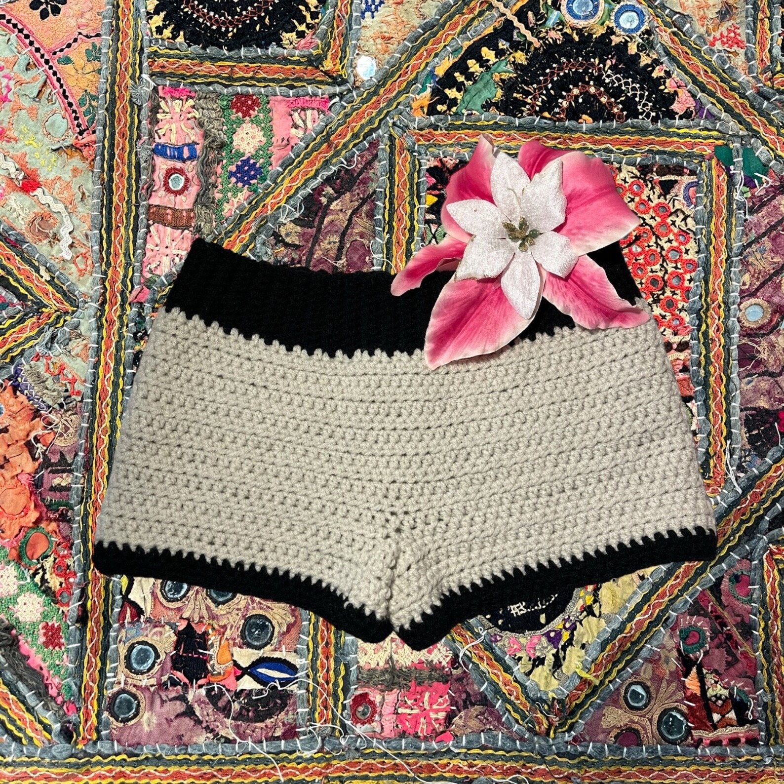 Crochet Mini Shorts - Etsy