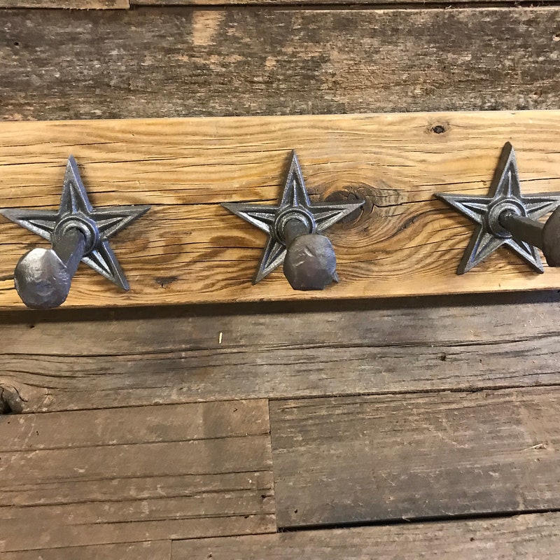 Rustic Hooks - Etsy