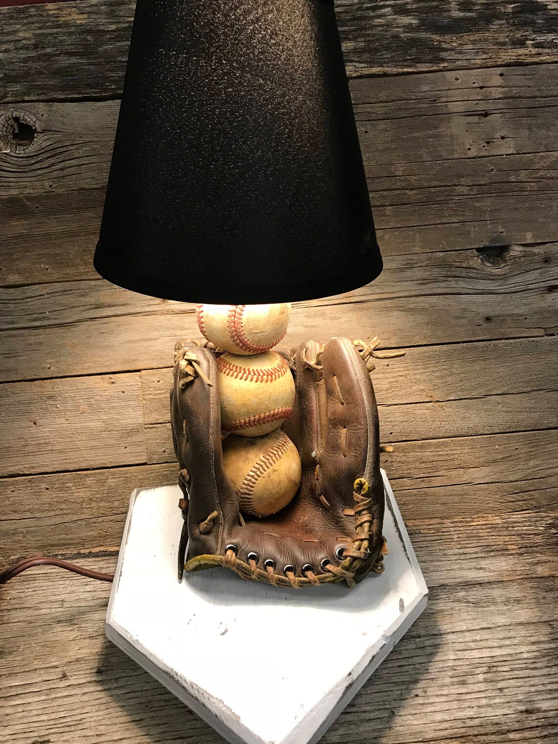 Baseball Lamp - Etsy