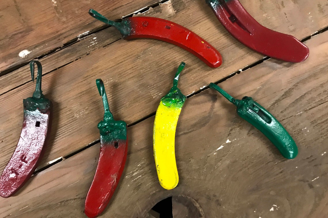 Chile Pepper Magnet Made From Reclaimed Horse Shoe and Metal Horseshoes ...