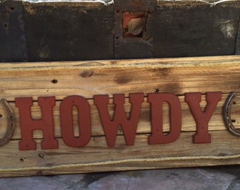 Howdy Sign - Etsy