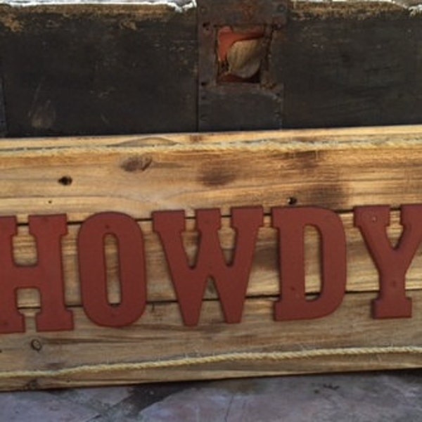 Howdy Sign - Etsy
