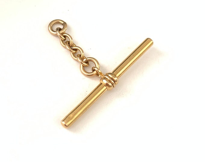 Vintage Gold Filled T Bar Charm, Vintage Victorian T Bar - Etsy