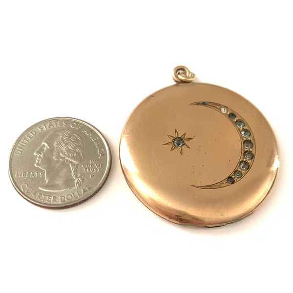 Moon Locket - Etsy