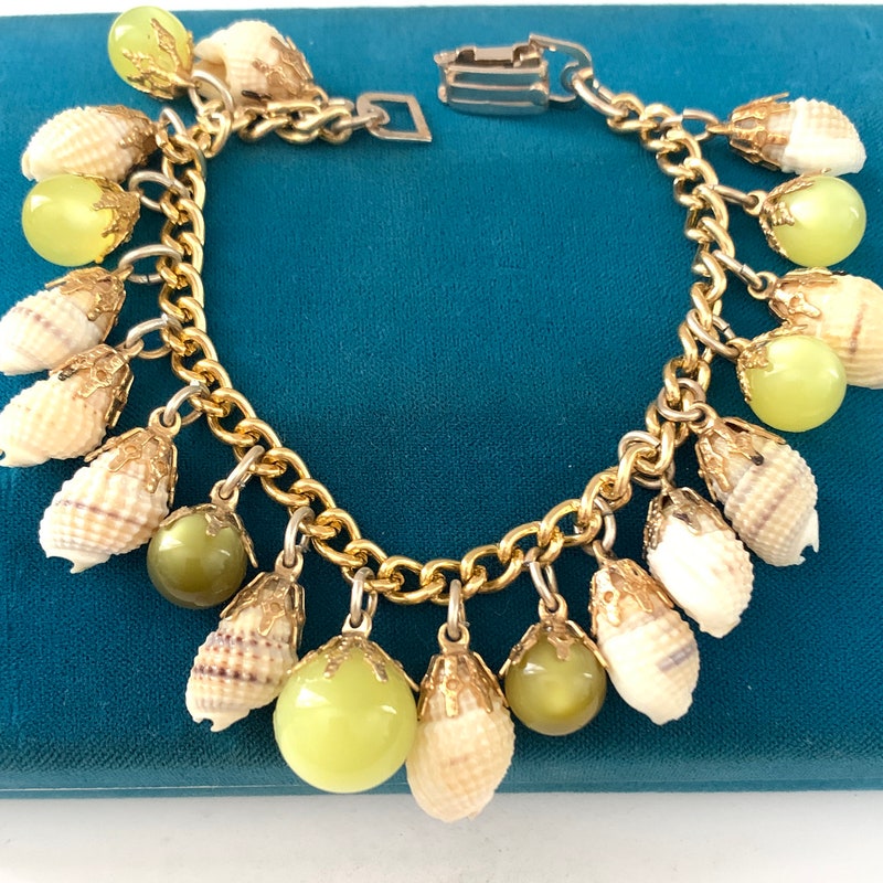 Shell Charm Bracelet - Etsy