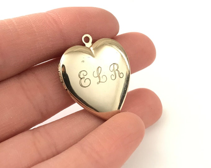 Vintage Gold Plated CORO Locket - Etsy