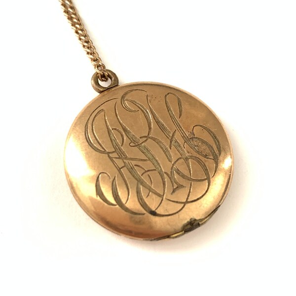 Locket With Initials - Etsy
