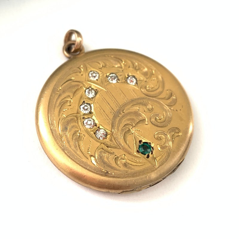 Stone Locket - Etsy