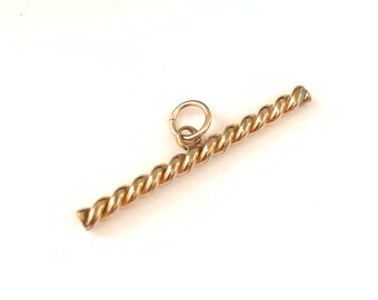 Vintage Gold Filled T Bar Charm, Vintage Victorian T Bar - Etsy