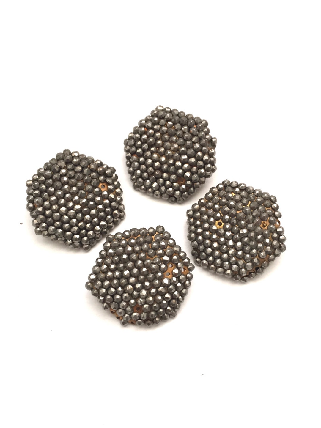 Antique Lot of French Cut Steel Buttons - as Is - Etsy