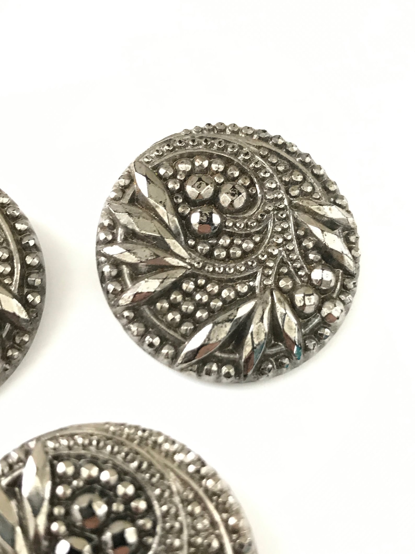 Antique Lot of Victorian Lacy Glass Buttons AS IS | Etsy