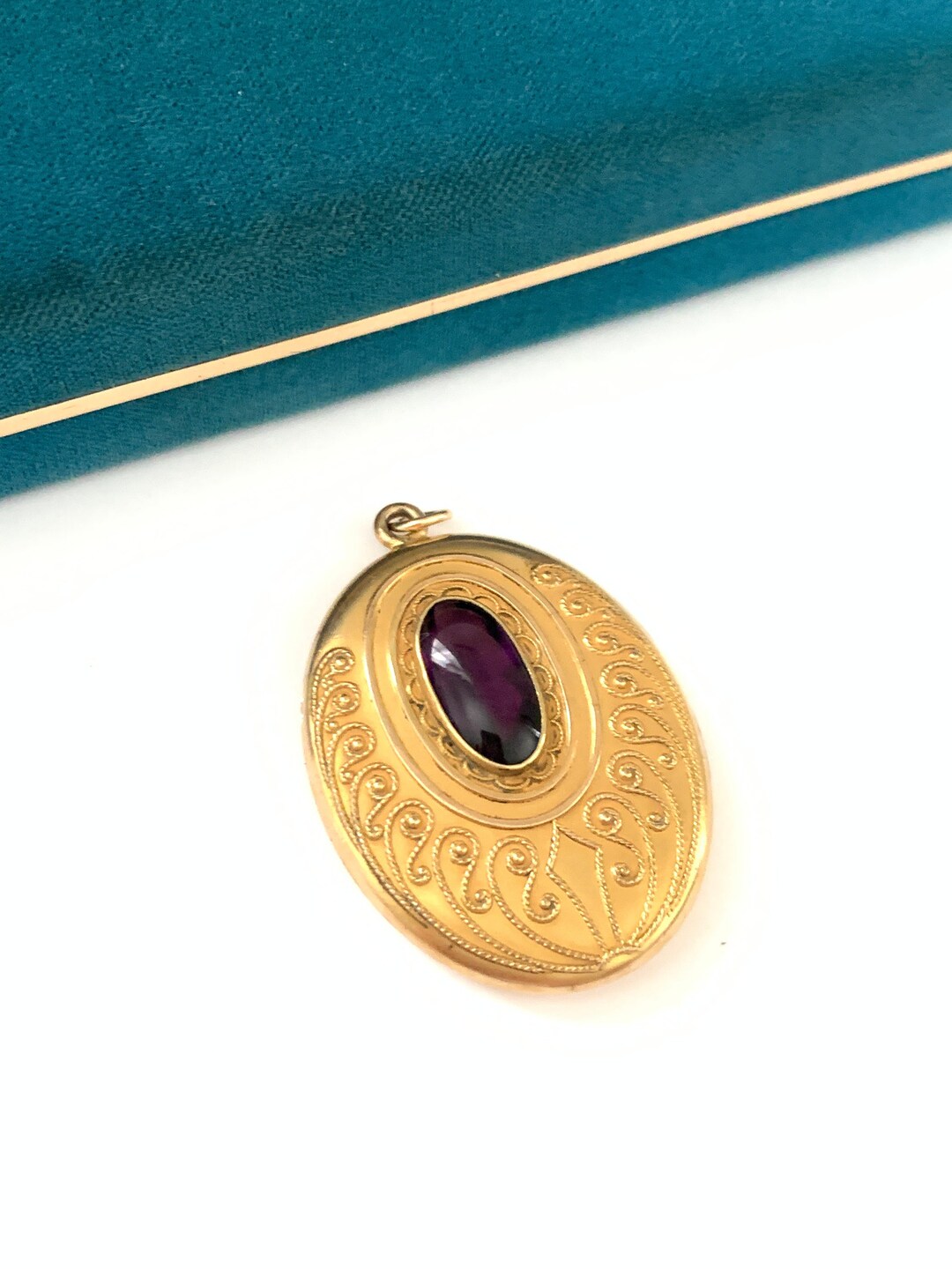 Stunning Antique Etruscan Inspired Victorian Gold Filled Locket With ...