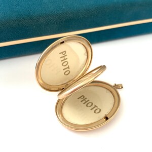 Vintage 14k Gold Filled Multi Photo Oval Locket, Oval Floral Etched ...