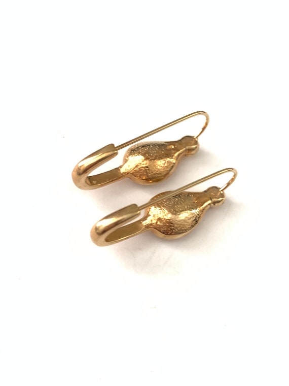 Gorgeous Vintage Safety Pin Style Clear Crystal Narro… - Gem
