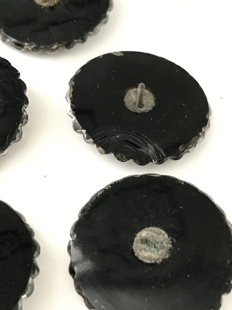 Antique Lot of Victorian Glass Buttons // Lacy Glass Silver - Etsy