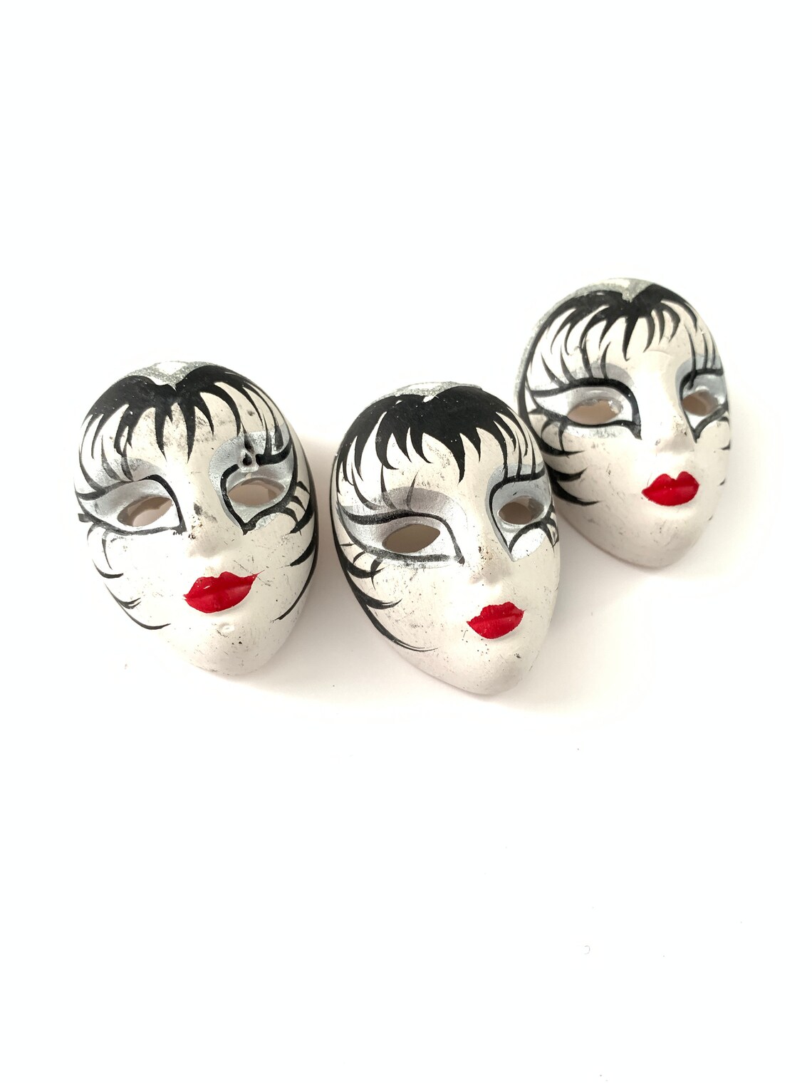 Vintage Lot Ceramic Face Brooch Pin Vintage Face Brooch - Etsy