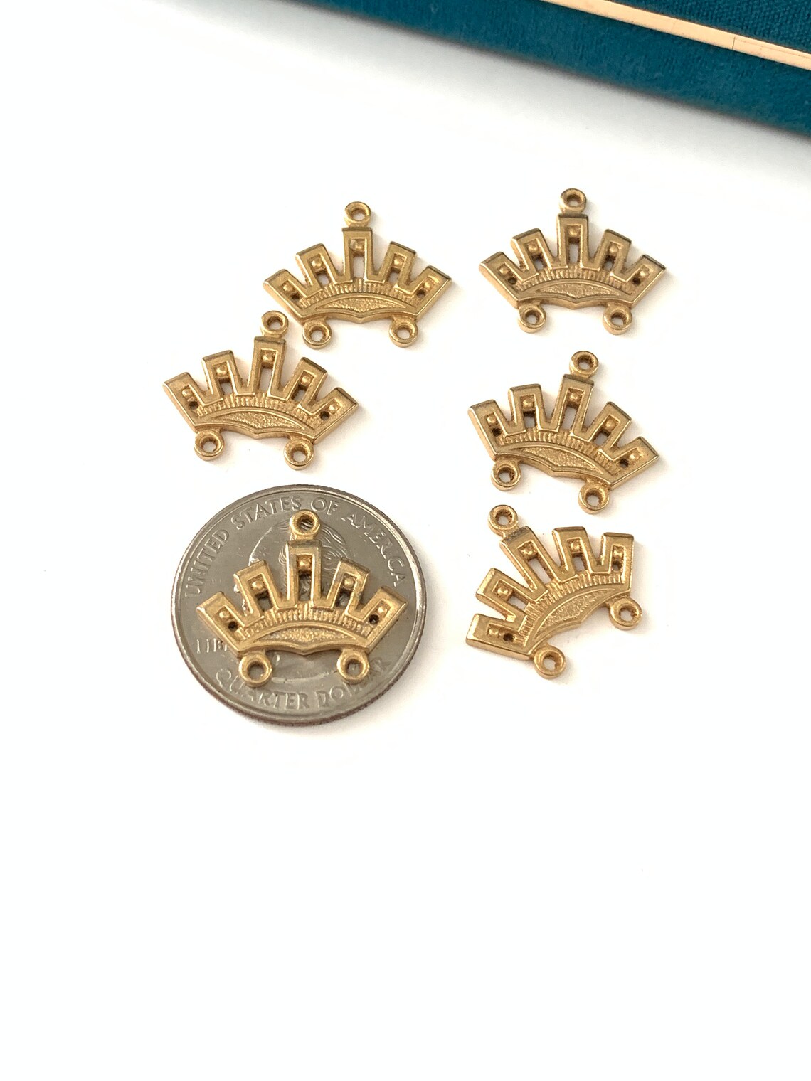 Vintage Two Loop Hole Jewelry Connector Component Finding - Etsy