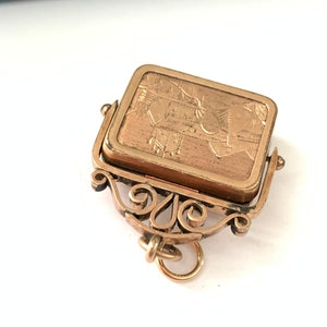 Antique Victorian Gold Filled Rectangle Carnelian Locket, Victorian ...