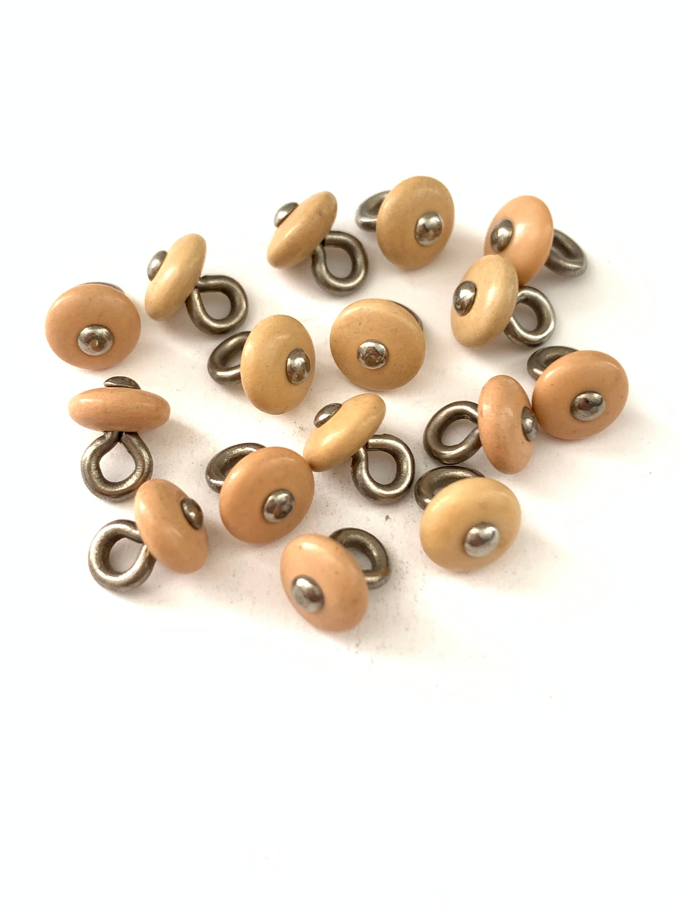 Vintage Antique Victorian Era Boot Buttons, Vintage Shoe Buttons, 8mm ...
