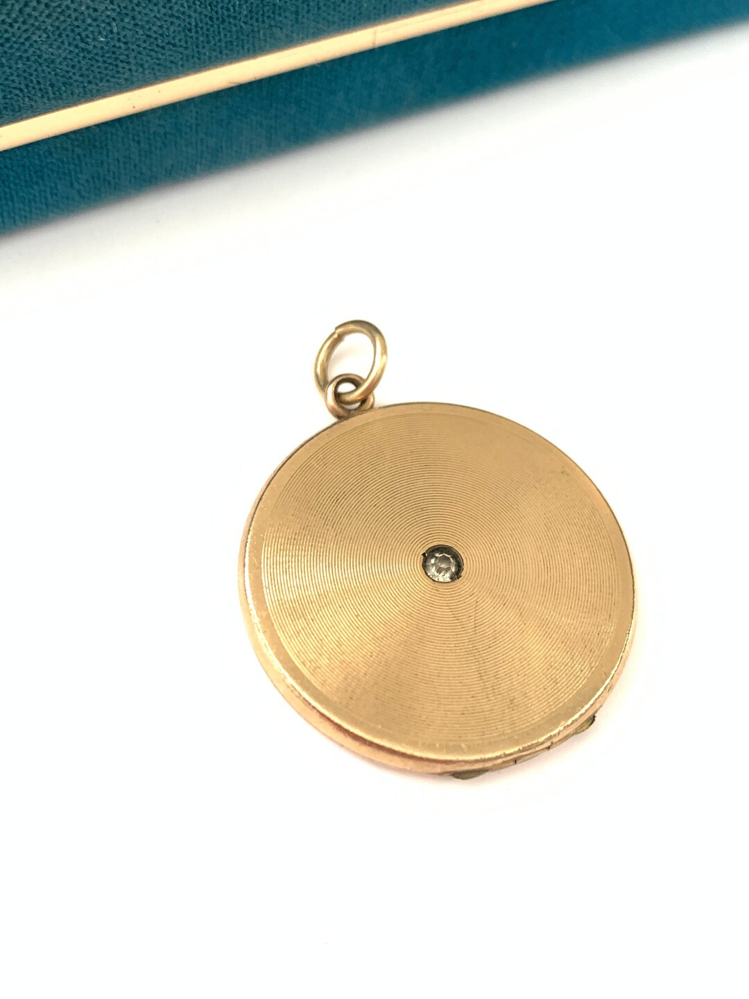 Vintage Antique Gold Filled Engine Turned Locket With "m" Initial ...