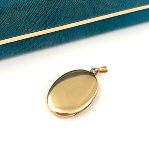 Vintage Petite Oval Etched Locket Space for Engraving, 12k Gold Filled ...