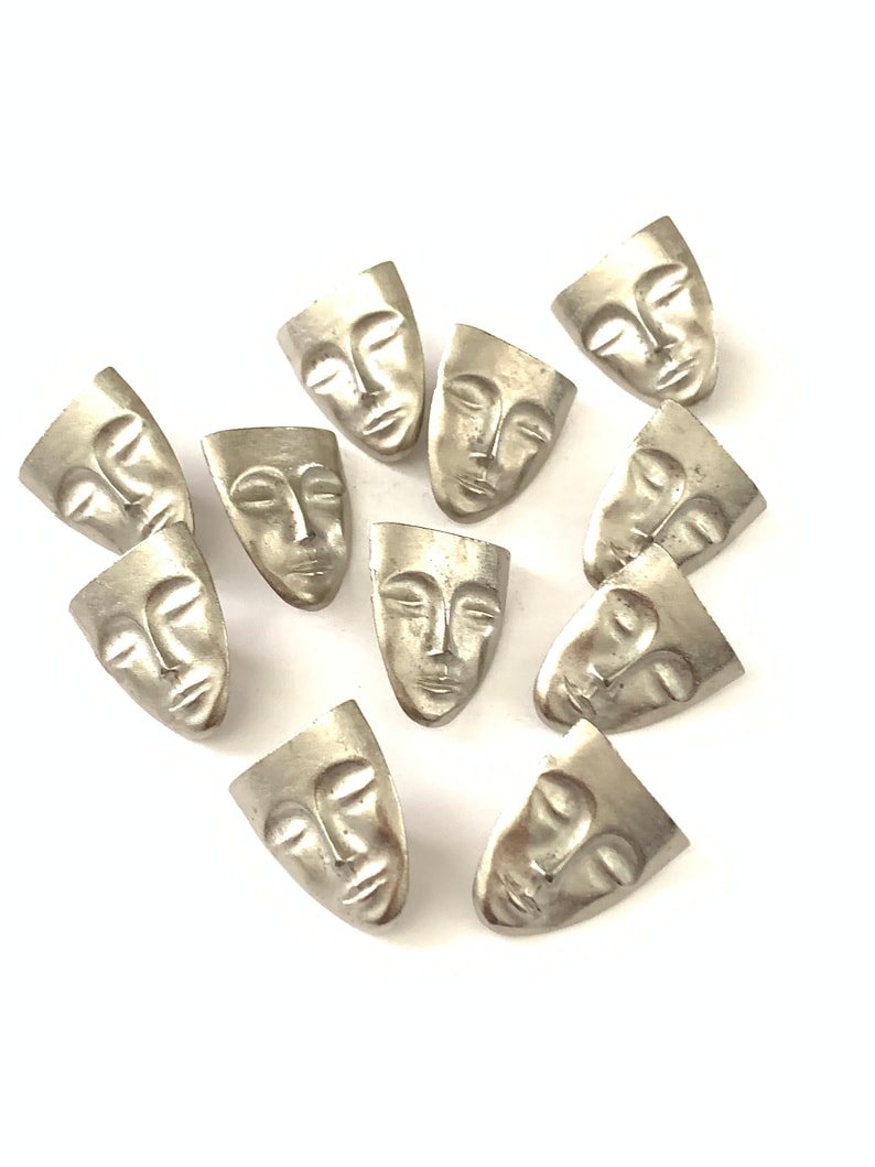 Vintage Face Buttons Drama Mask Buttons Vintage Head Face - Etsy
