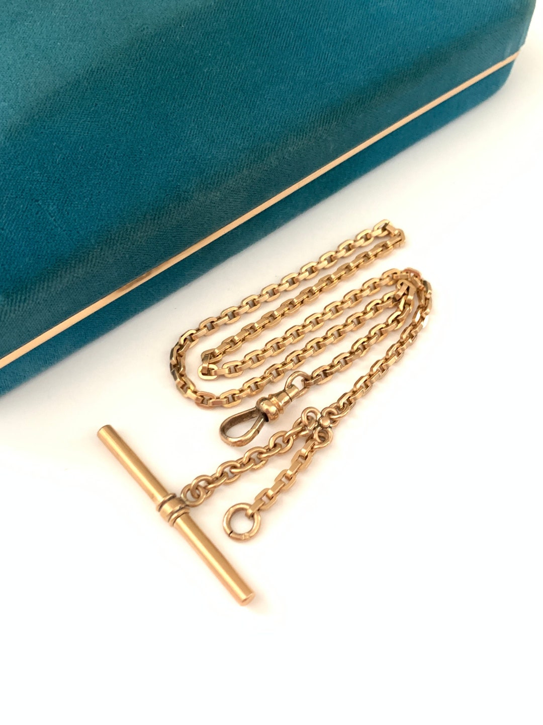 Vintage 15 Gold Filled SIMMONS Mini Biker Watch Chain Necklace With T ...