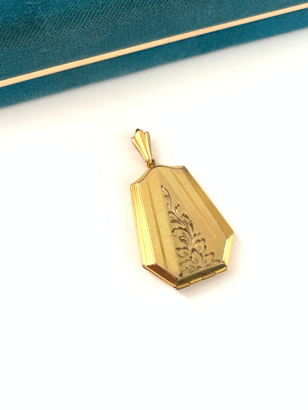 Awesome Vintage Art Deco Gold Filled Locket, Vintage Gold Filled ...