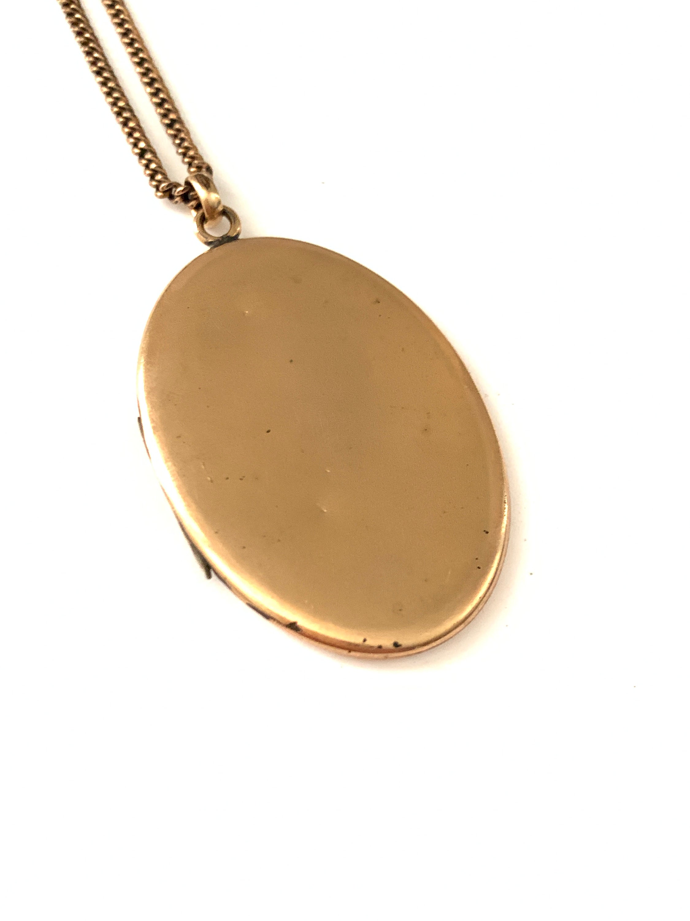 Beautiful Vintage Antique Large Oval Gold Filled Locket With - Etsy