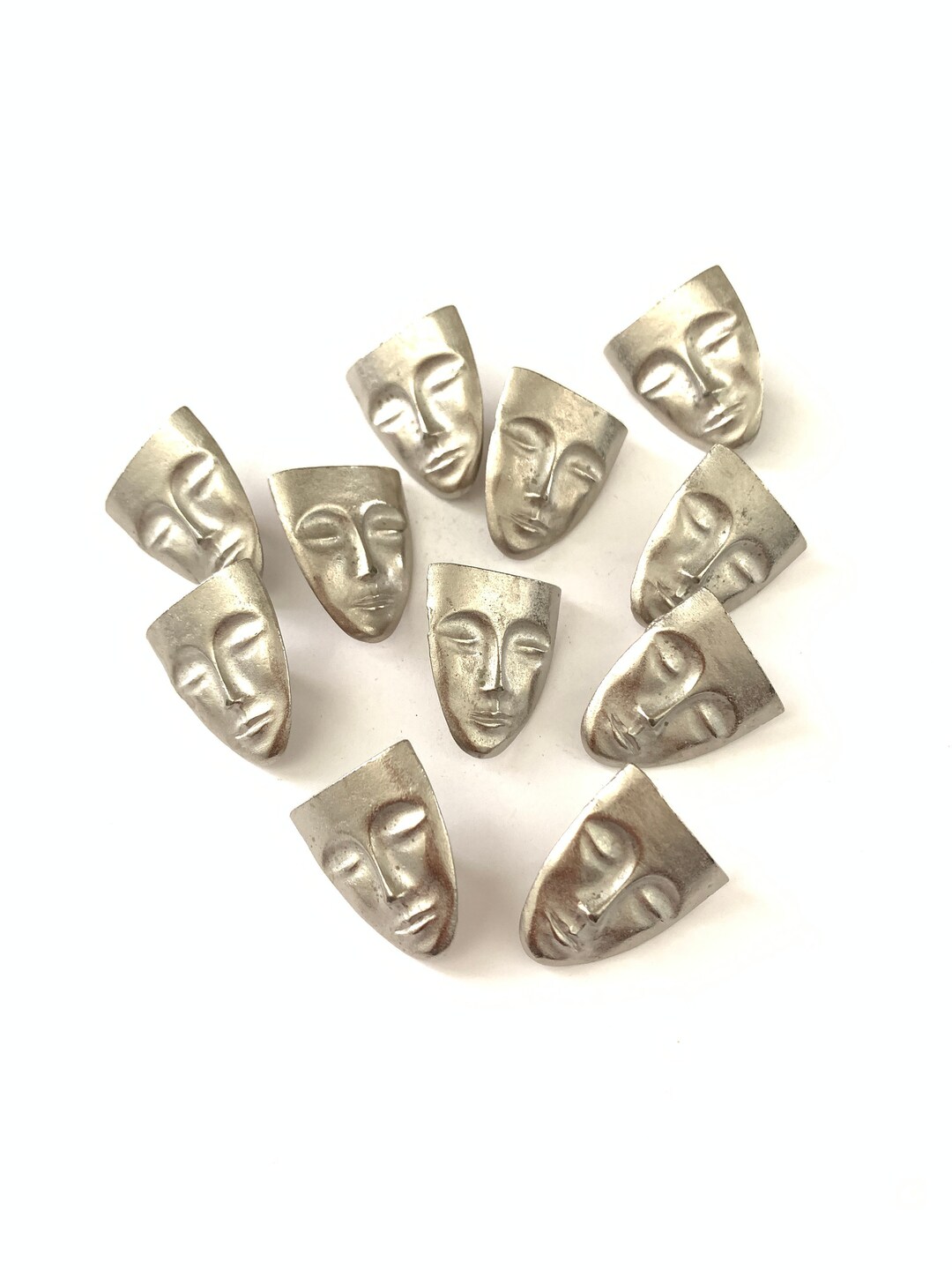 Vintage Face Buttons, Drama Mask Buttons, Vintage Head Face Button - Etsy