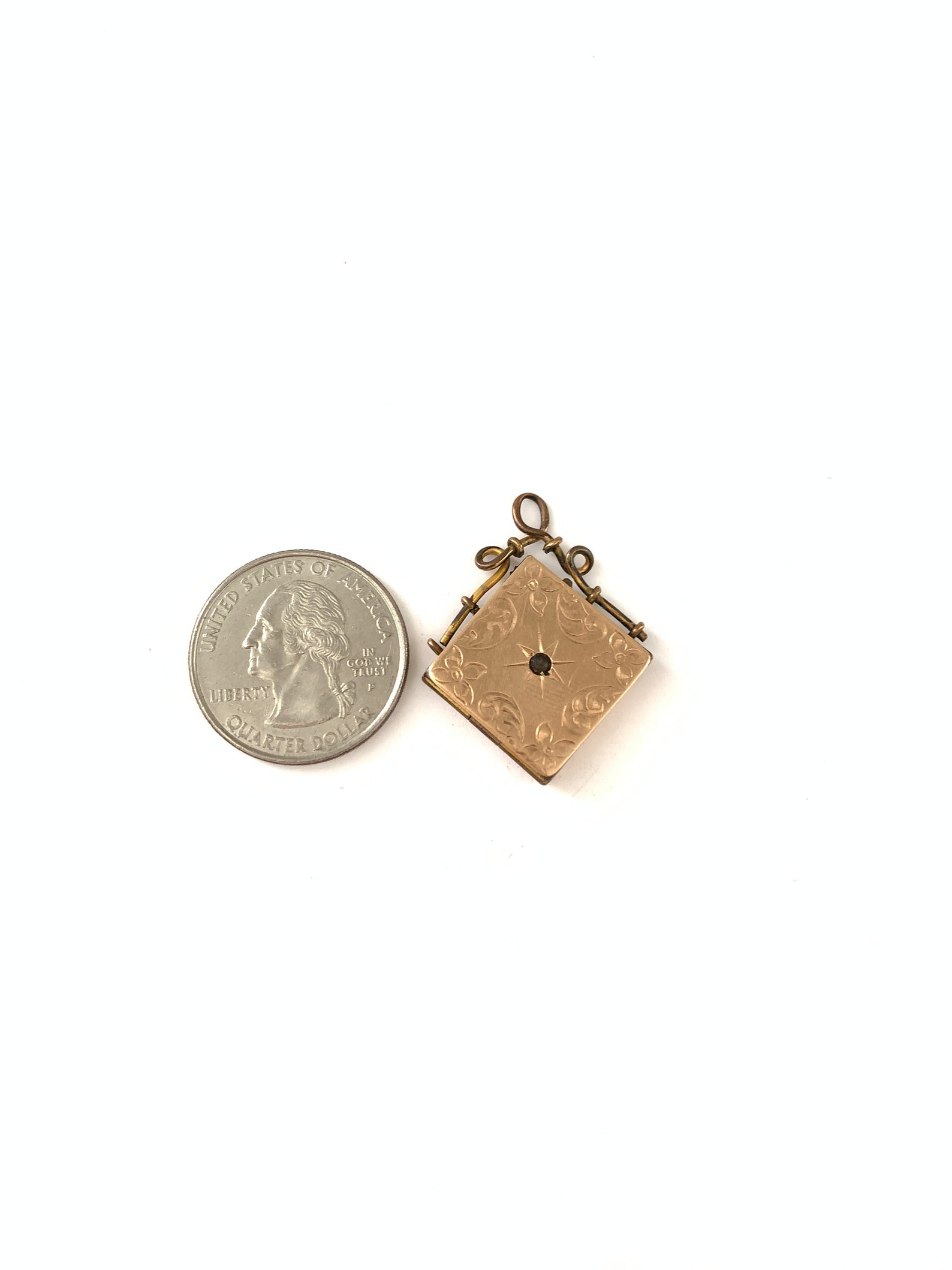 Victorian Gold Filled Star Locket Fob // Gold Filled Star - Etsy