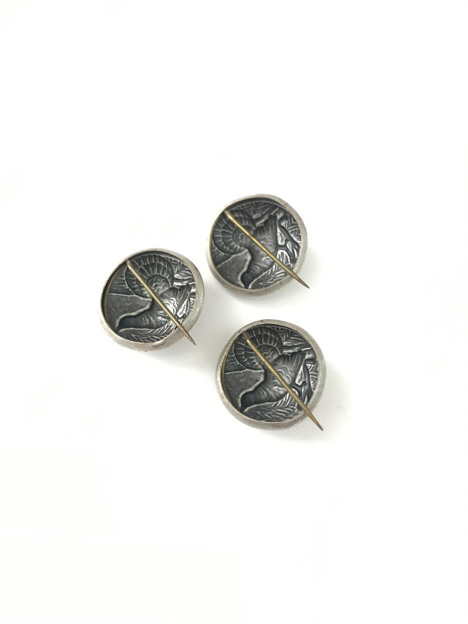 Vintage Gilt Ox Lapel Pin // Vintage Pin-backs // Pin Backs (12) - Etsy