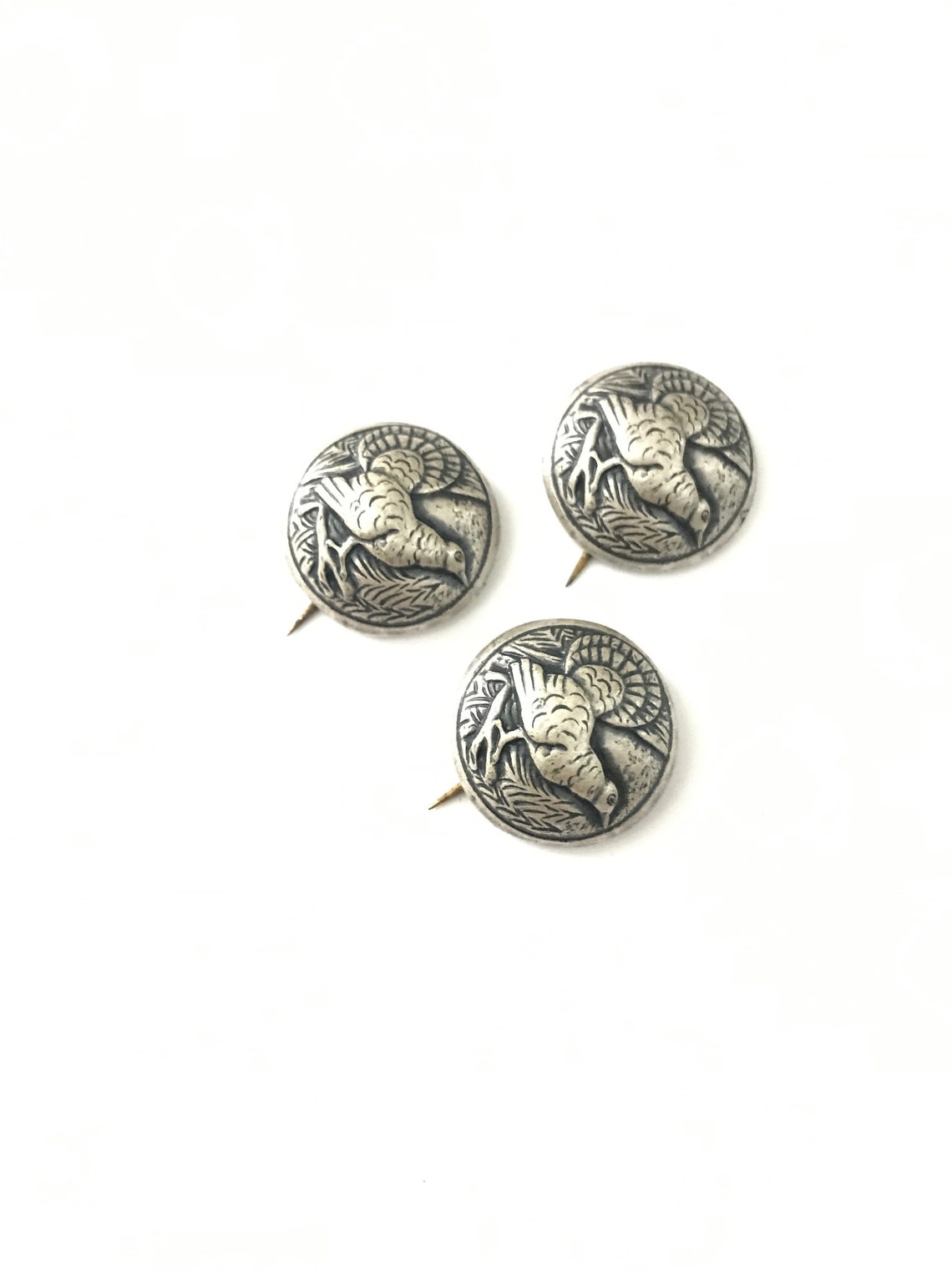Vintage Gilt Ox Lapel Pin // Vintage Pin-backs // Pin Backs (12) - Etsy