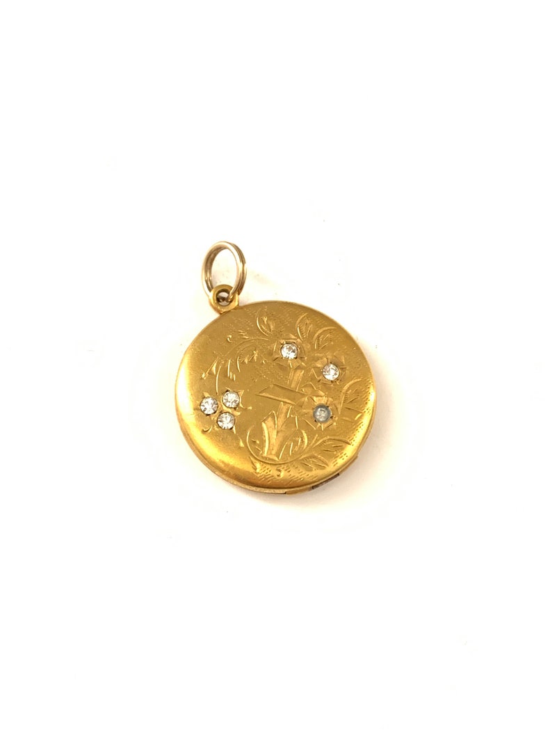 Beautiful Vintage Gold Filled Paste Locket by RBM Atrice - Etsy