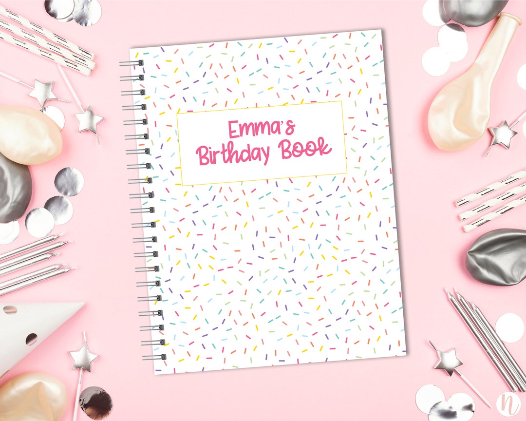 Birthday Memory Book, Birthday Interview Book, Baby Book, First ...