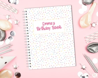 Birthday Journal Book - Etsy