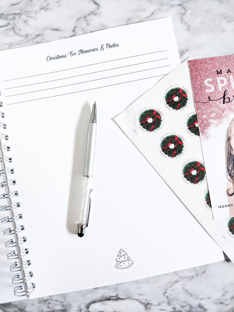 Christmas Memory Book Family Christmas Journal Christmas - Etsy