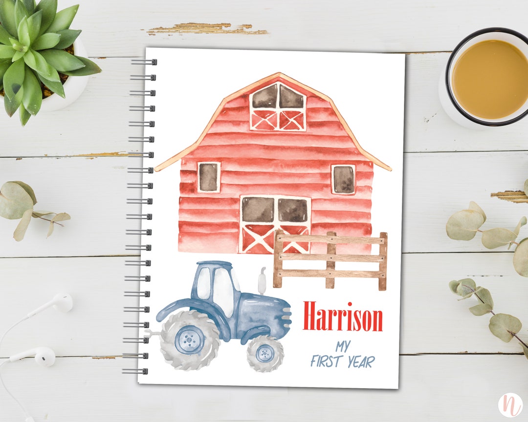 Personalized Baby Book | Pregnancy to First Year Journal | Baby Shower ...