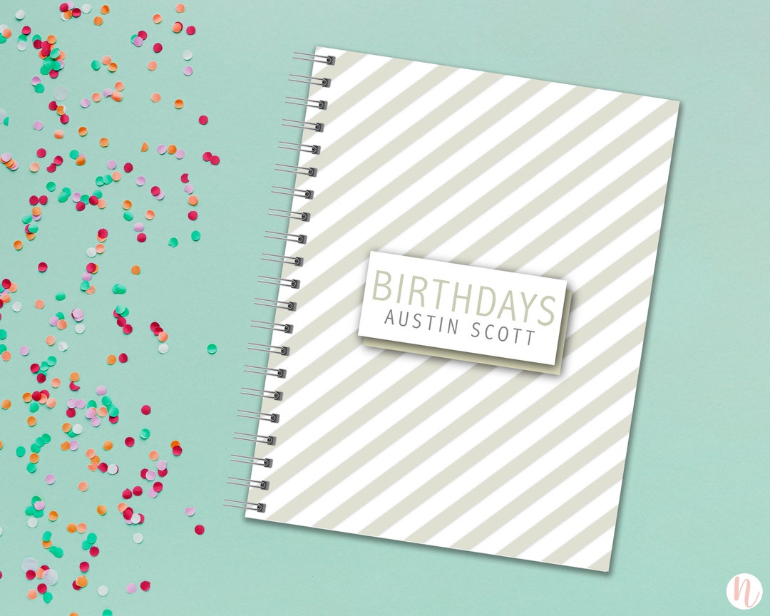 Birthday Memory Book, Birthday Interview Book, Baby Book, First ...