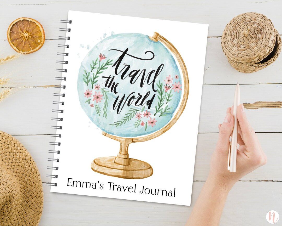 Travel Journal, Personalized Trip Journal, Travel Diary, Vacation ...