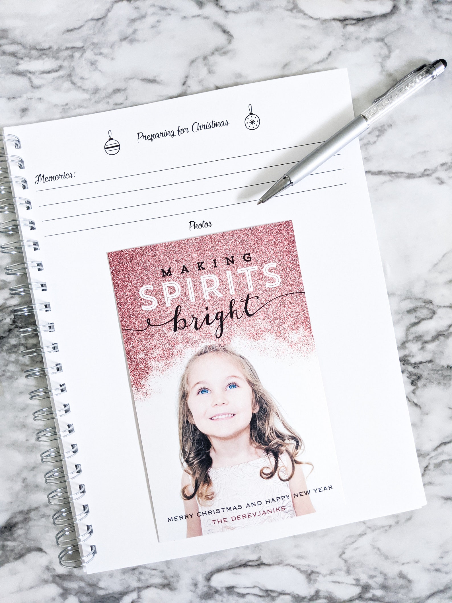 Christmas Memory Book, Family Christmas Journal, Christmas Keepsake ...