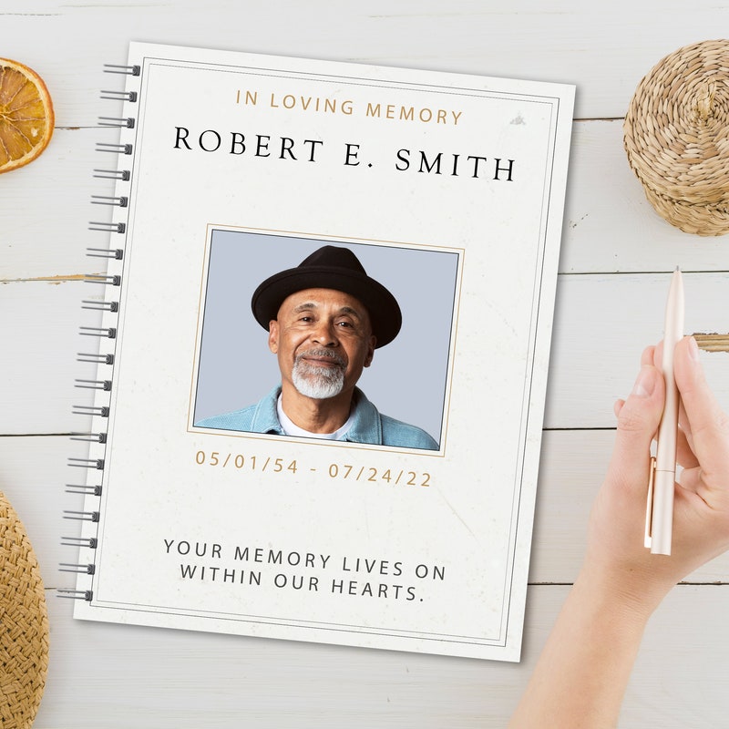 Funeral Guest Book - Etsy