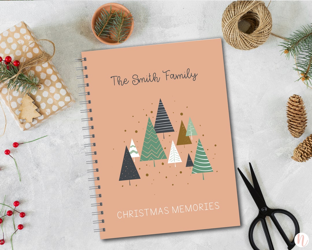 Christmas Memory Book, Family Christmas Journal, Christmas Keepsake ...