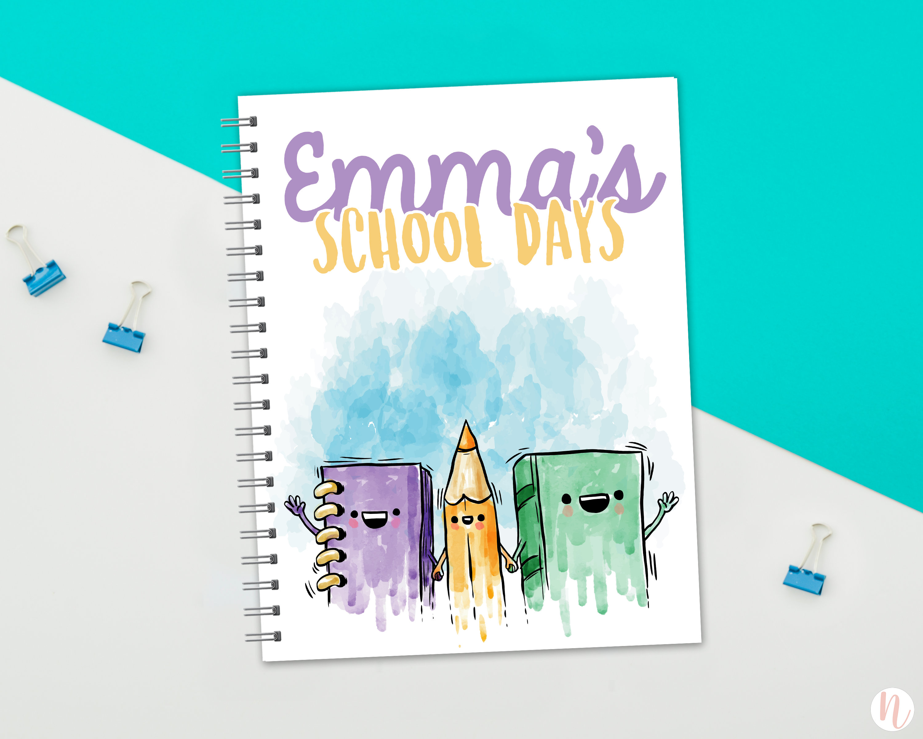 School Memory Book, Personalized School Book, School Years Book, School ...