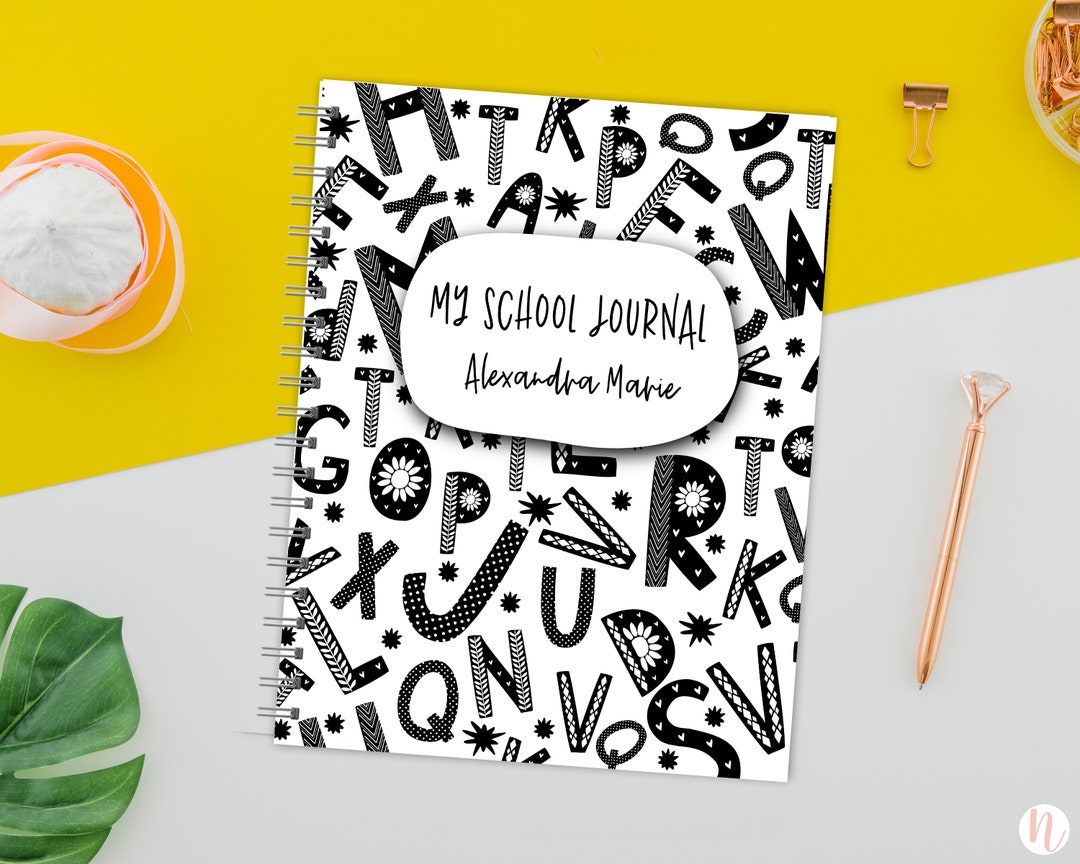 School Memory Book, Personalized School Book, School Years Book, School ...