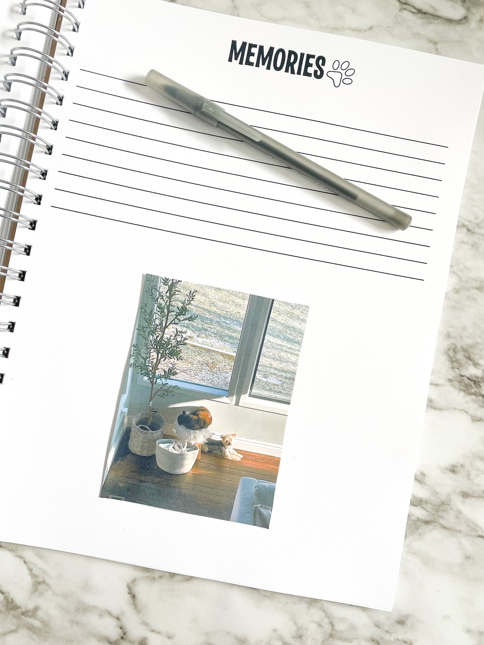 Dog Memory Book, Puppy Scrapbook, New Puppy Gift, Dog Lover Gift, Dog ...