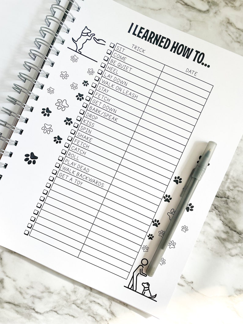 Dog Memory Book Puppy Scrapbook New Puppy Gift Dog Lover - Etsy